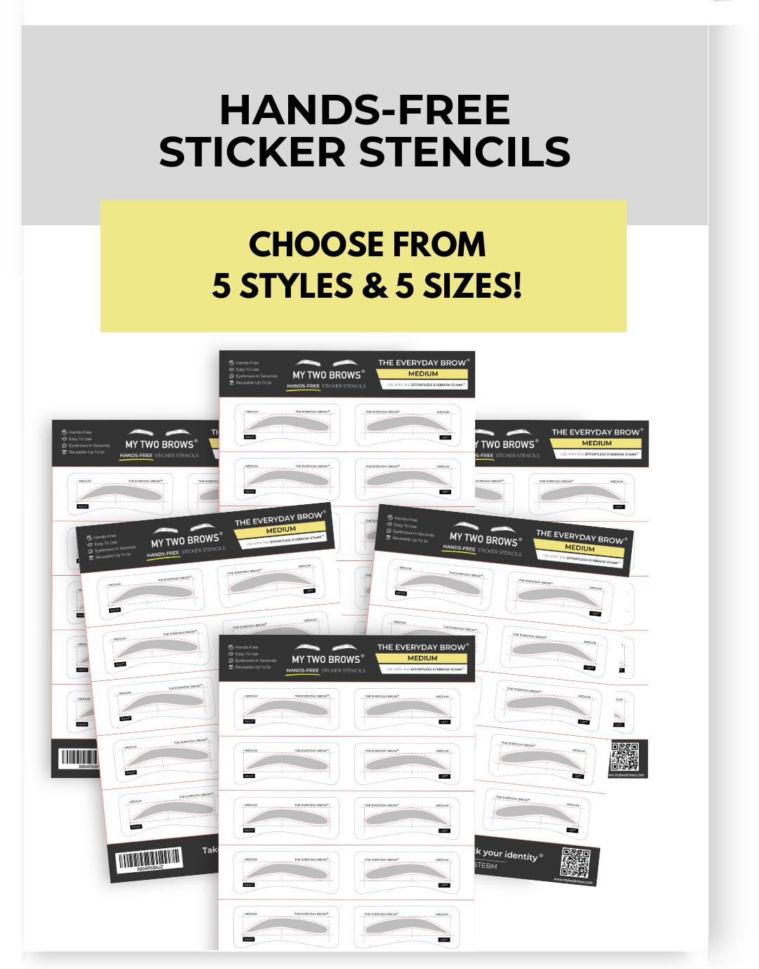 Hands-Free Sticker Stencils – My Two Brows