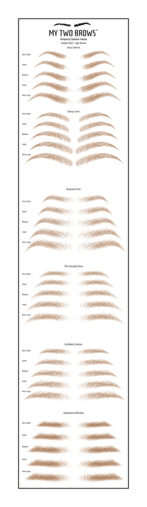 Sample Pack | Eyebrow Tattoo Sticker – My Two Brows